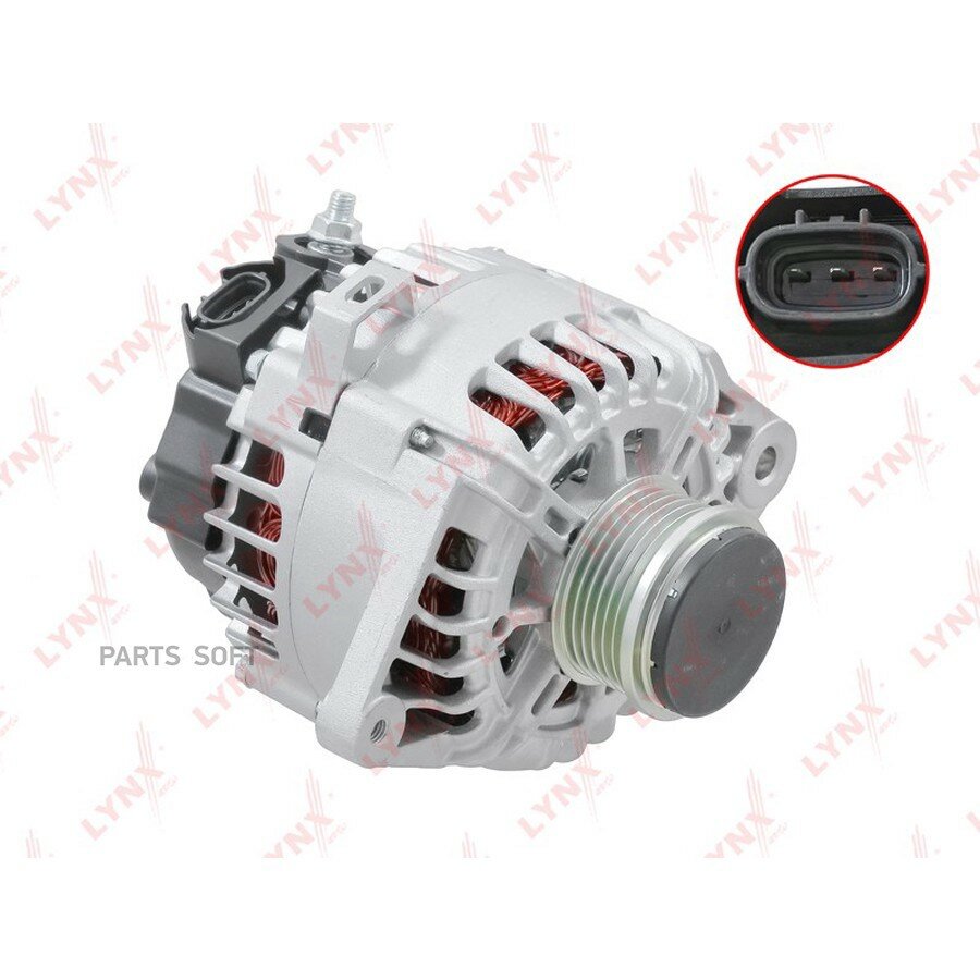 Генератор HYUNDAI Creta 1.6 16> / Solaris II 1.4-1.6 17>, KIA Ceed (CD) 1.6 18> / Rio IV 1.4-1.6 17> от официального дистрибьютора, LYNXAUTO, артикул EA1221