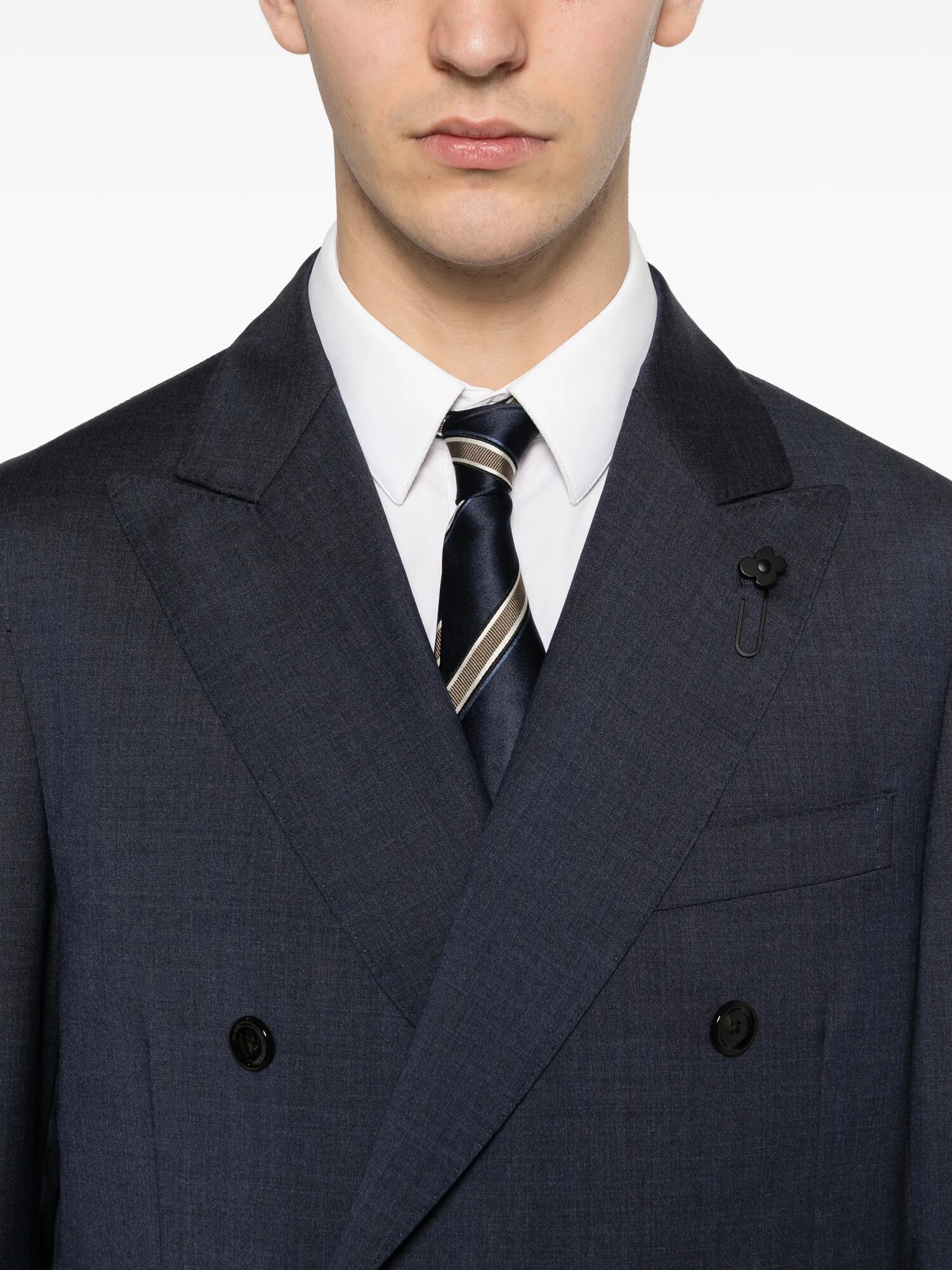 Комбинезон Lardini Double-breasted suit, размер 52, blue — фото 1