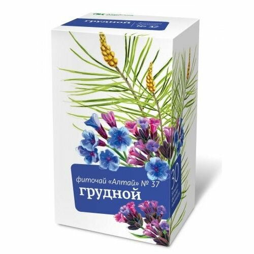 Фиточай Алтайский кедр Алтай № 37 Грудной, 30 пакетиков