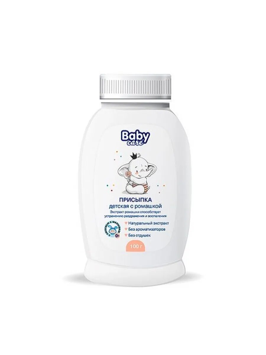 Baby Care присыпка детская с экстрактом ромашки, присыпка дл
