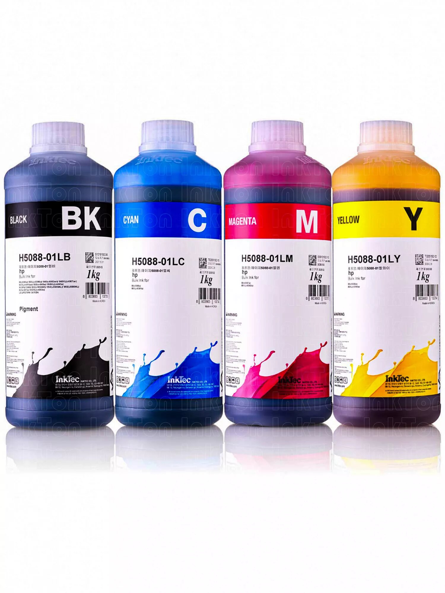 Чернила для принтера HP Designjet T120, T520, T125, T130, T525, T530, для картриджа HP 711, 4000 мл, литровый комплект