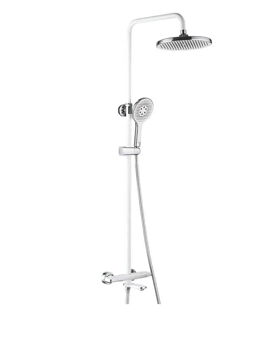 Душевая система с тропическим душем и термостатом Rose R3996F