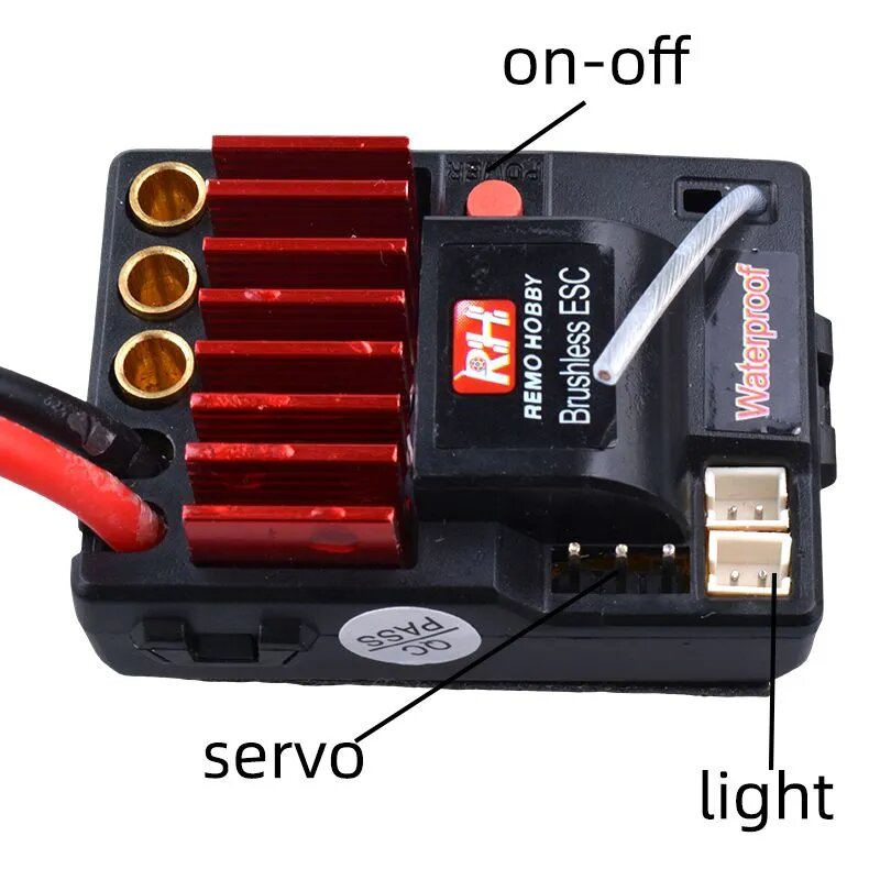 REMO HOBBY 1/16 для smax 1625 1635 1655 1665 радиоуправляемый автомобиль с дистанционным управлением, запасные части для модернизации дифференциала Бесщеточный ESC E9931