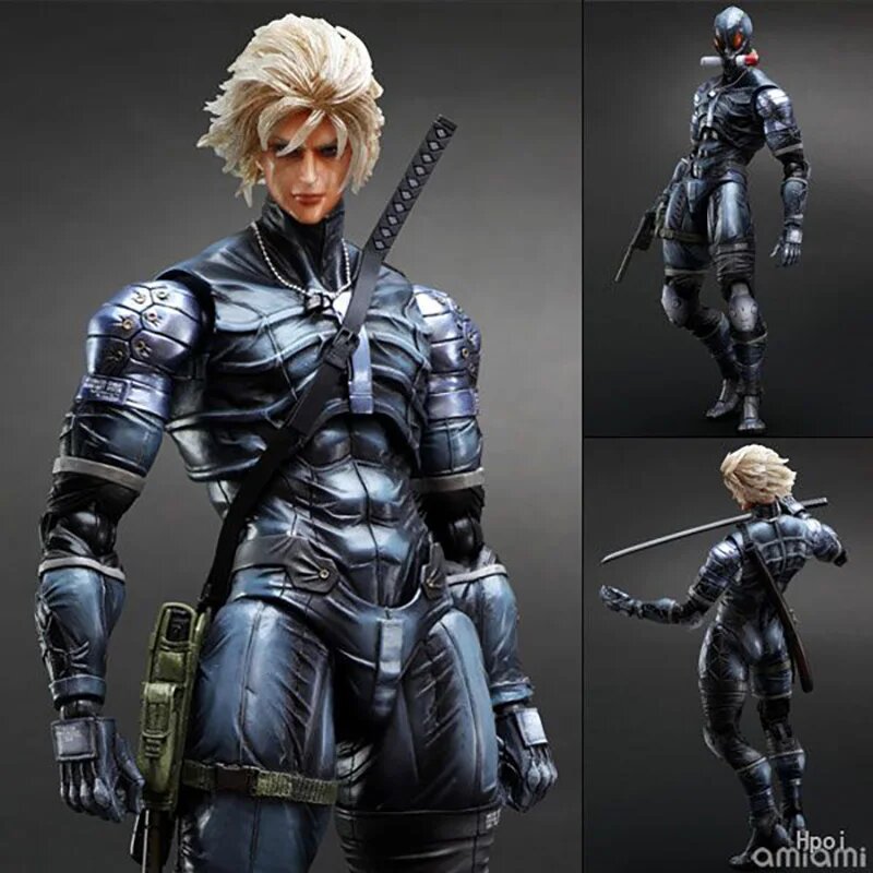 Фигурка HEROCROSS Play Arts Kai Metal Gear Solid 2 Raiden 28 см