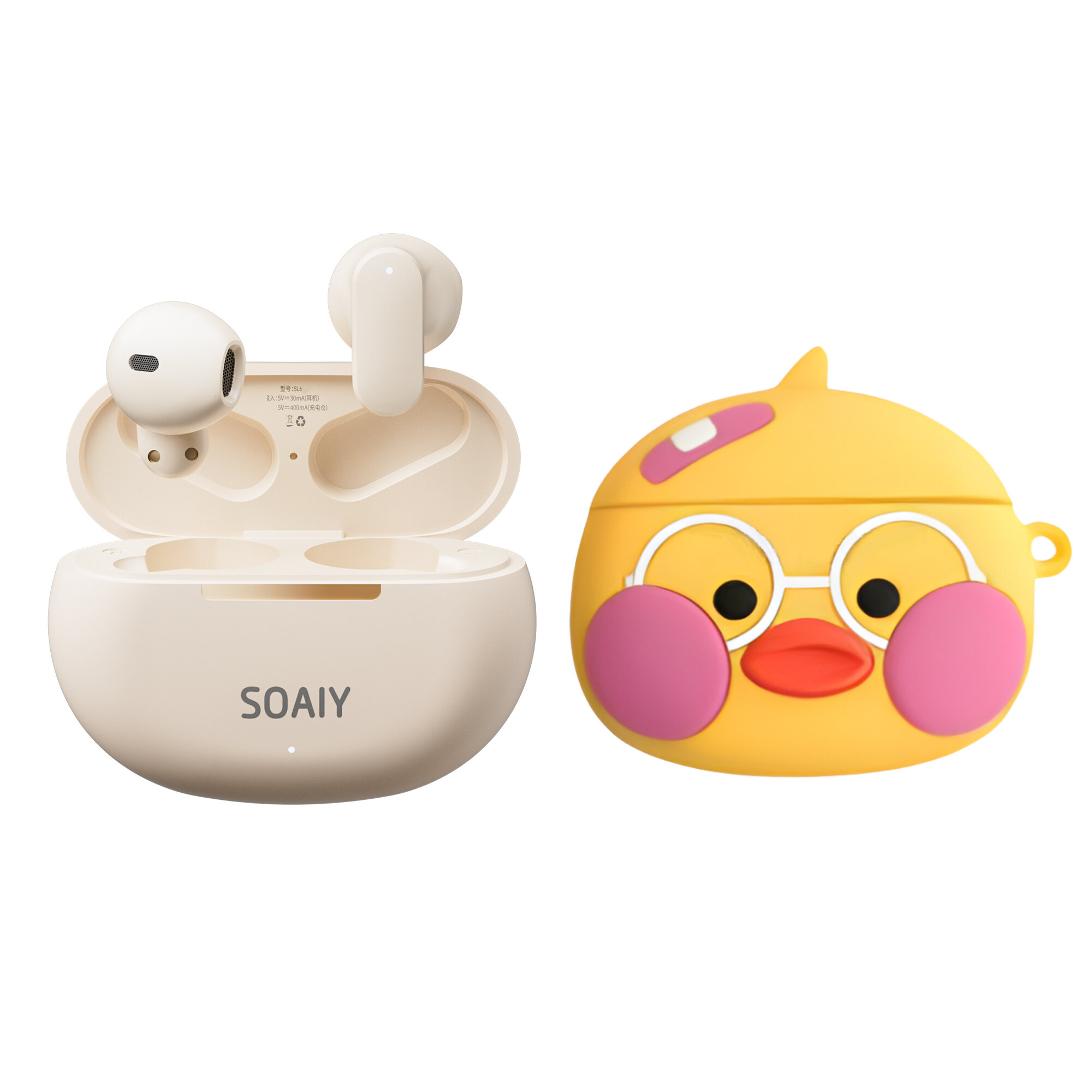 Беспроводные наушники-вкладыши унисекс SOAIY 5813189, Bluetooth 5.3, стереозвук, 25 часов работы