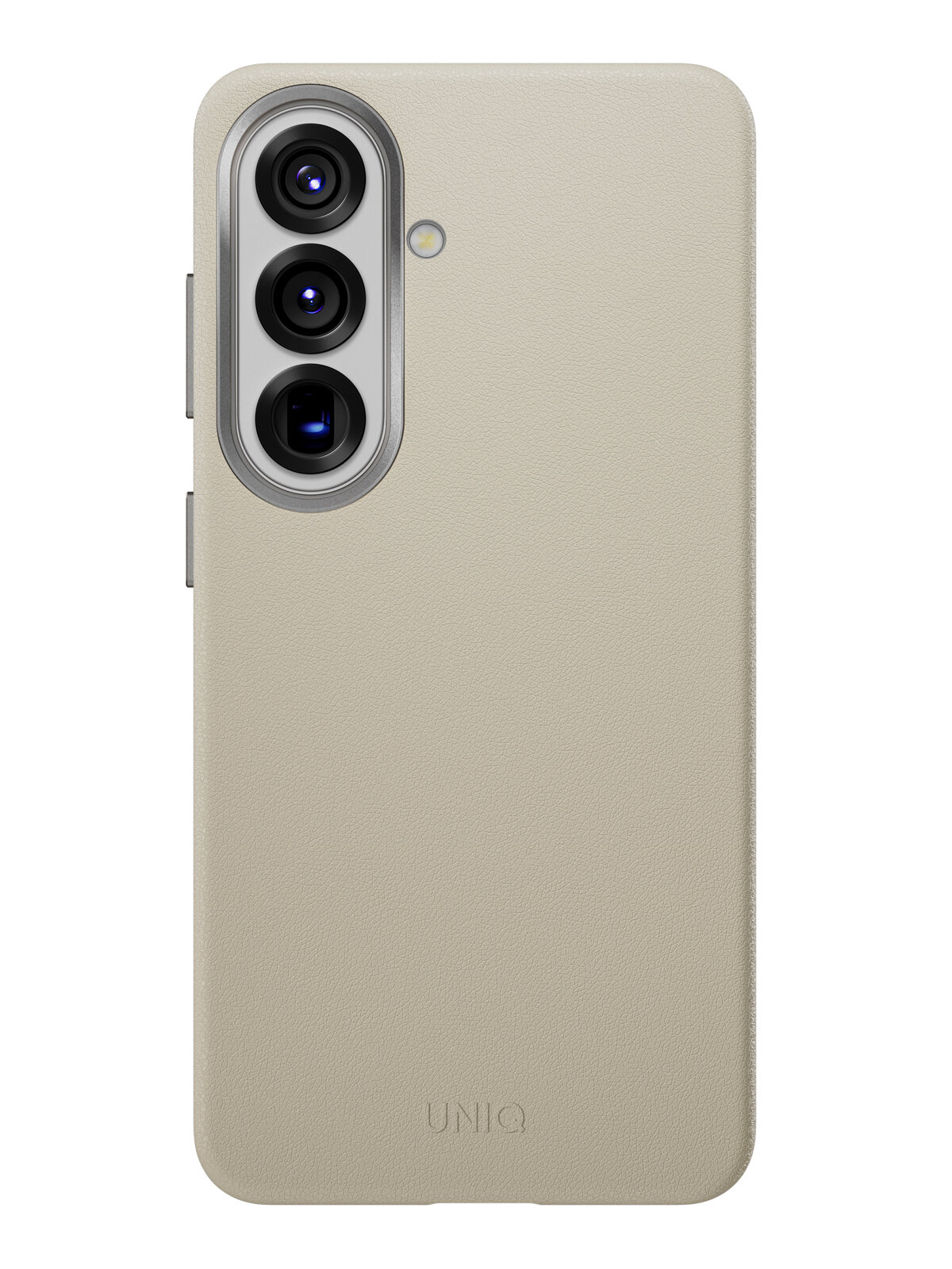 Чехол Uniq на Samsung Galaxy S26, Lyden из премиальной экокожи, с магнитами MagSafe, серый