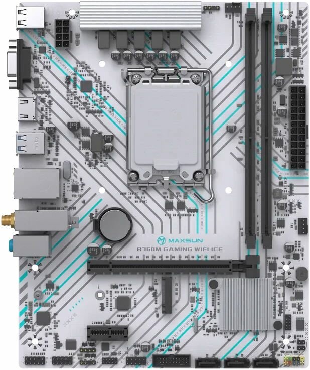 Материнская плата MAXSUN MS-B760M GAMING WIFI ICE