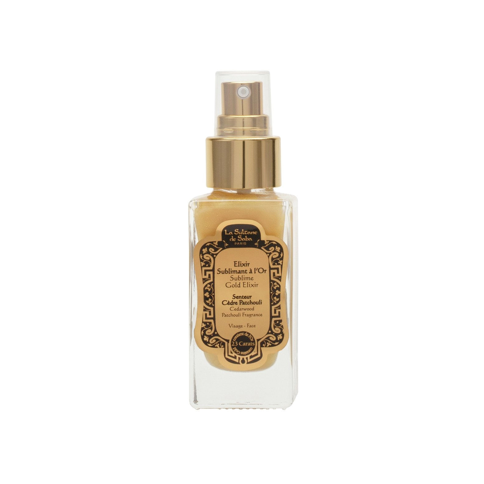 Эликсир для лица La Sultane de Saba Sublime Gold Elixir Cedar Patchouli, 50 мл