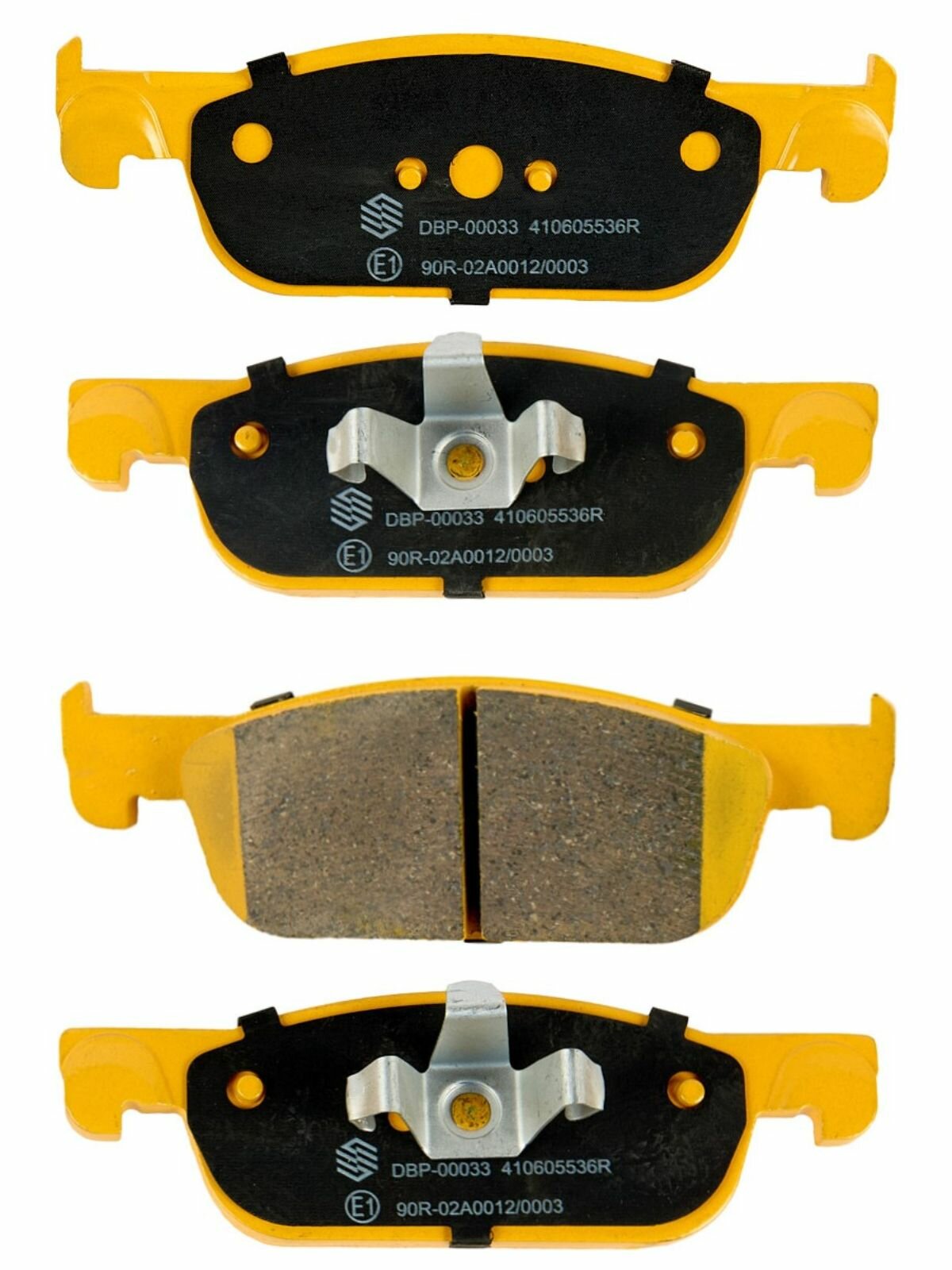 Колодки тормозные передние качество от WAYTEKO Арт. DBP-00033/ 410605536R