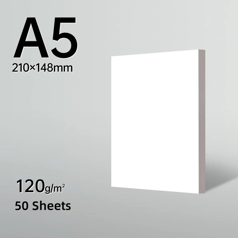 Бумага A5 120г/м², 50 листов