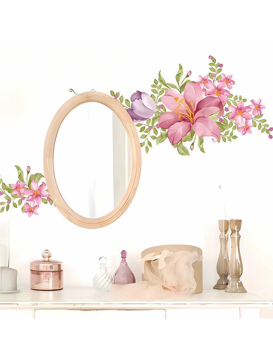 Наклейка природа Прованские лилии allstick арт. W_04-331
