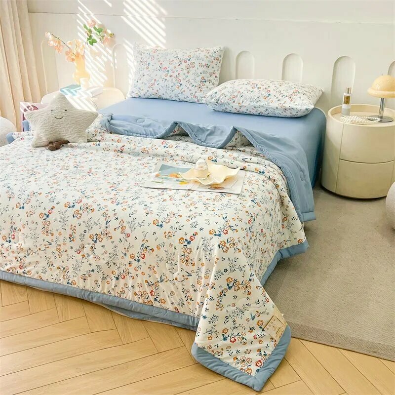 IKEA Одеяло Двуспальный 180x200 см, Летнее, с наполнителем Хлопок, комплект из 1 шт