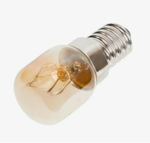 Лампочка подсветки духового шкафа, 300C, цоколь E14, 15W, 230V. Универсальная