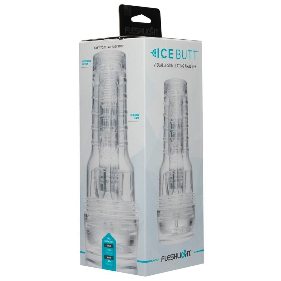 Fleshlight Мастурбатор Fleshlight Crystal Ice, анус, прозрачный Мастурбаторы/Попки