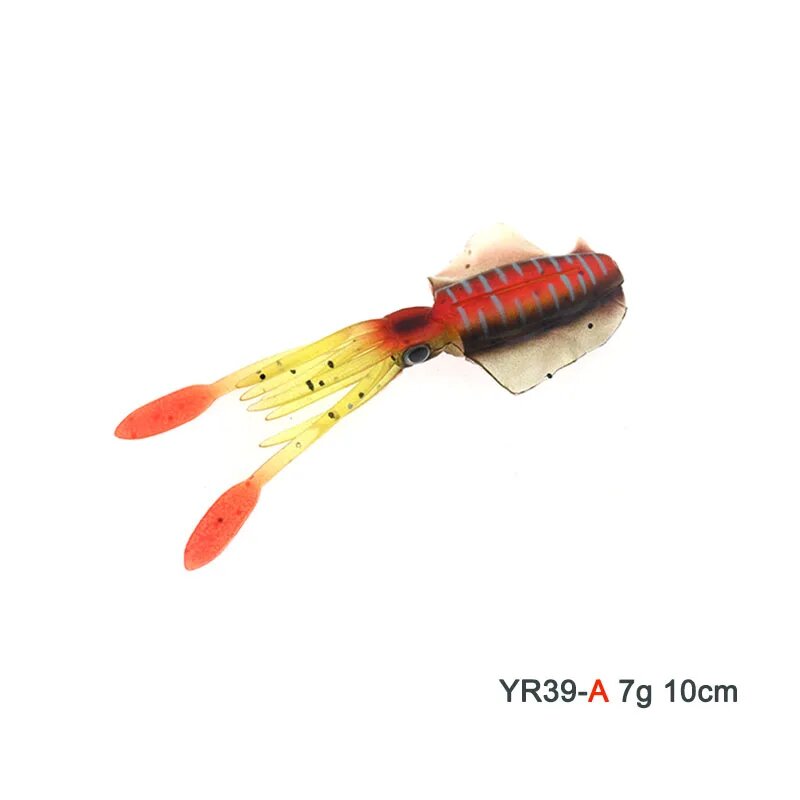 Приманка для кальмара HISTOLURE YR39-A, 7 г, 10 см, Красный, A
