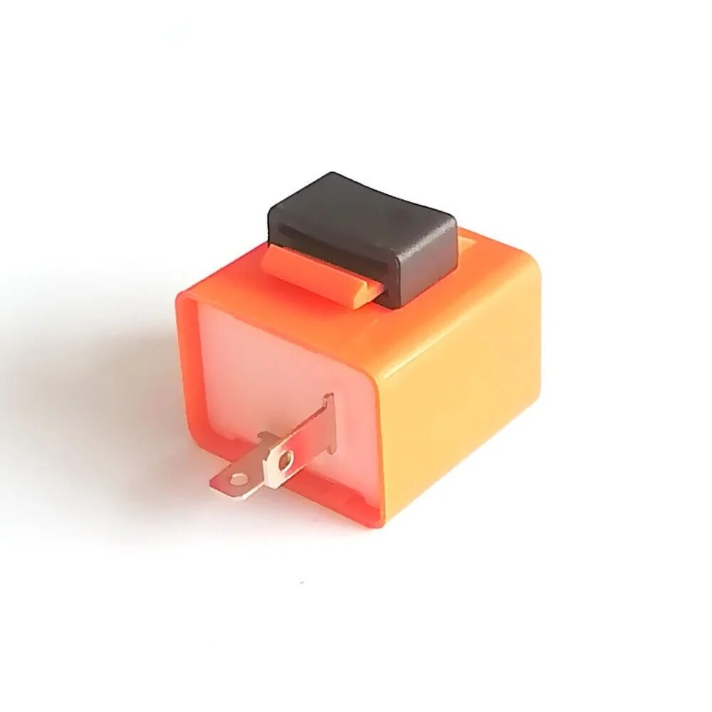 2-контактное электронное реле-прерыватель 6-12В для мотоциклов, реле-прерыватель для светодиодных указателей поворота, реле-индикаторы мигания