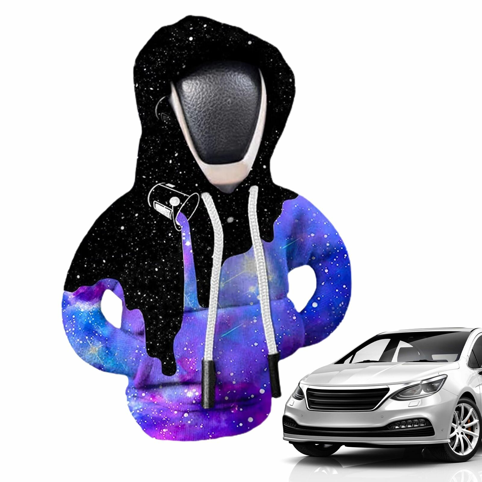 Чехол худи на ручку КПП и АКП , толстовка рычаг коробки передач, аксессуар для авто