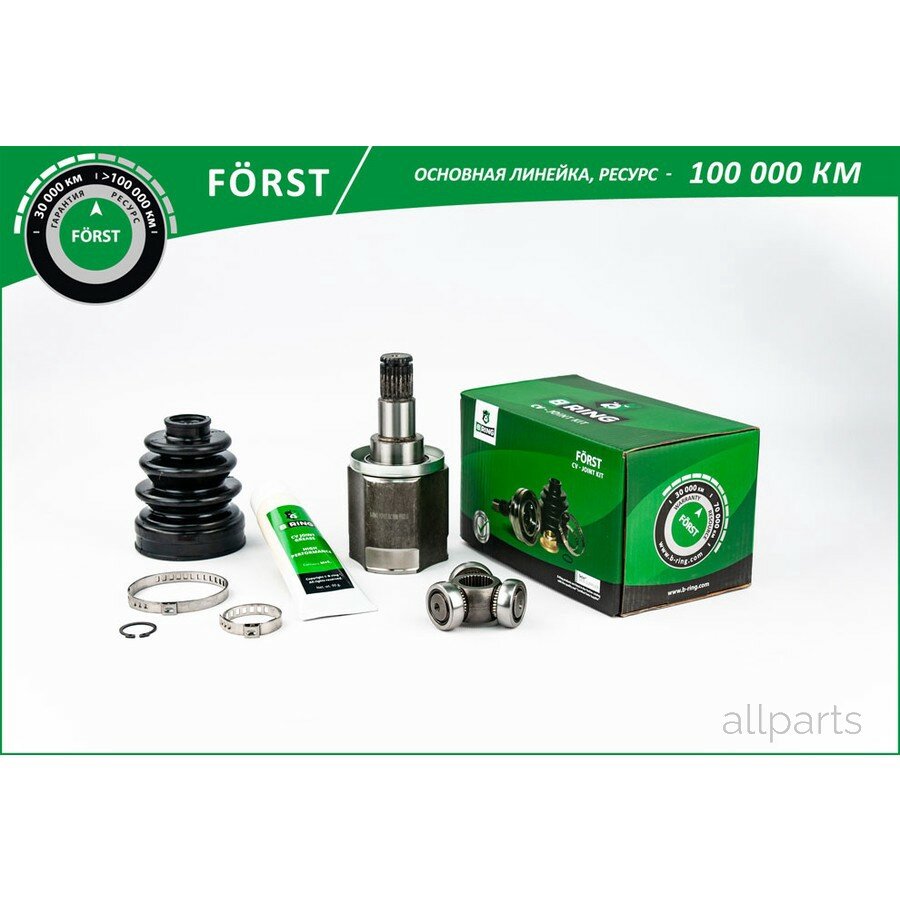 BRING BIC1666 Шрус SKODA Favorit (92-) (внутрен.) [22/30] (BIC1666) B-RING FORST