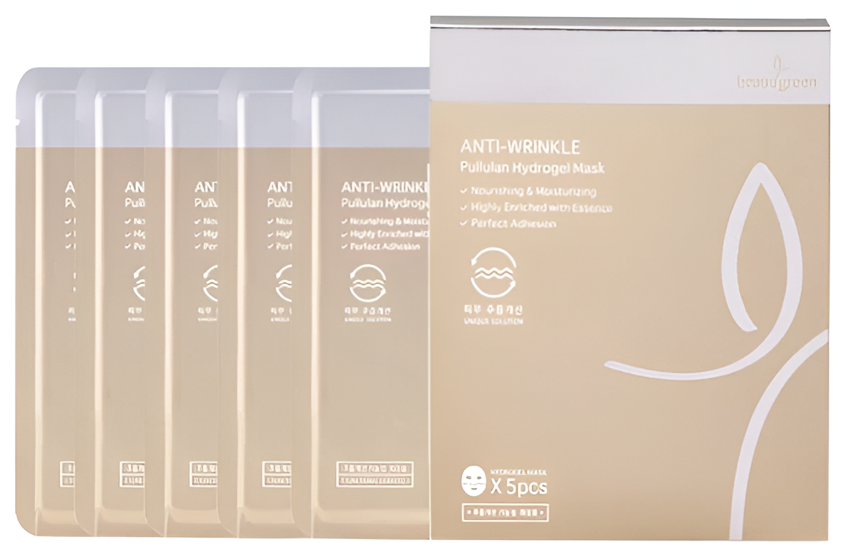 Гидрогелевая маска с омолаживающим эффектом Pullulan Hydrogel Mask BeauuGreen (5 шт х 30 мл)