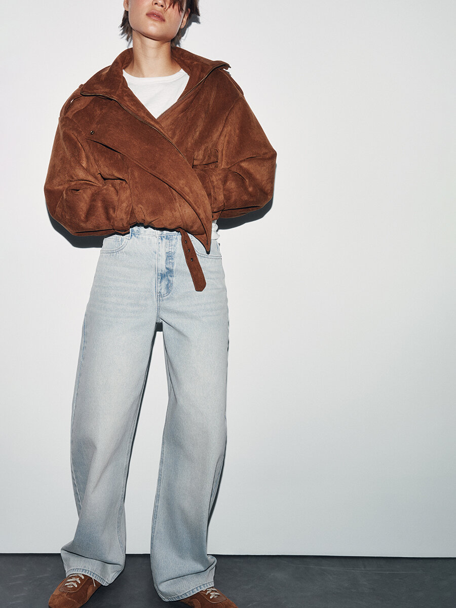 Джинсы широкие mixmatch 