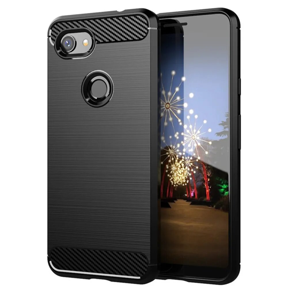 Черный чехол Google Pixel 3A из ТПУ