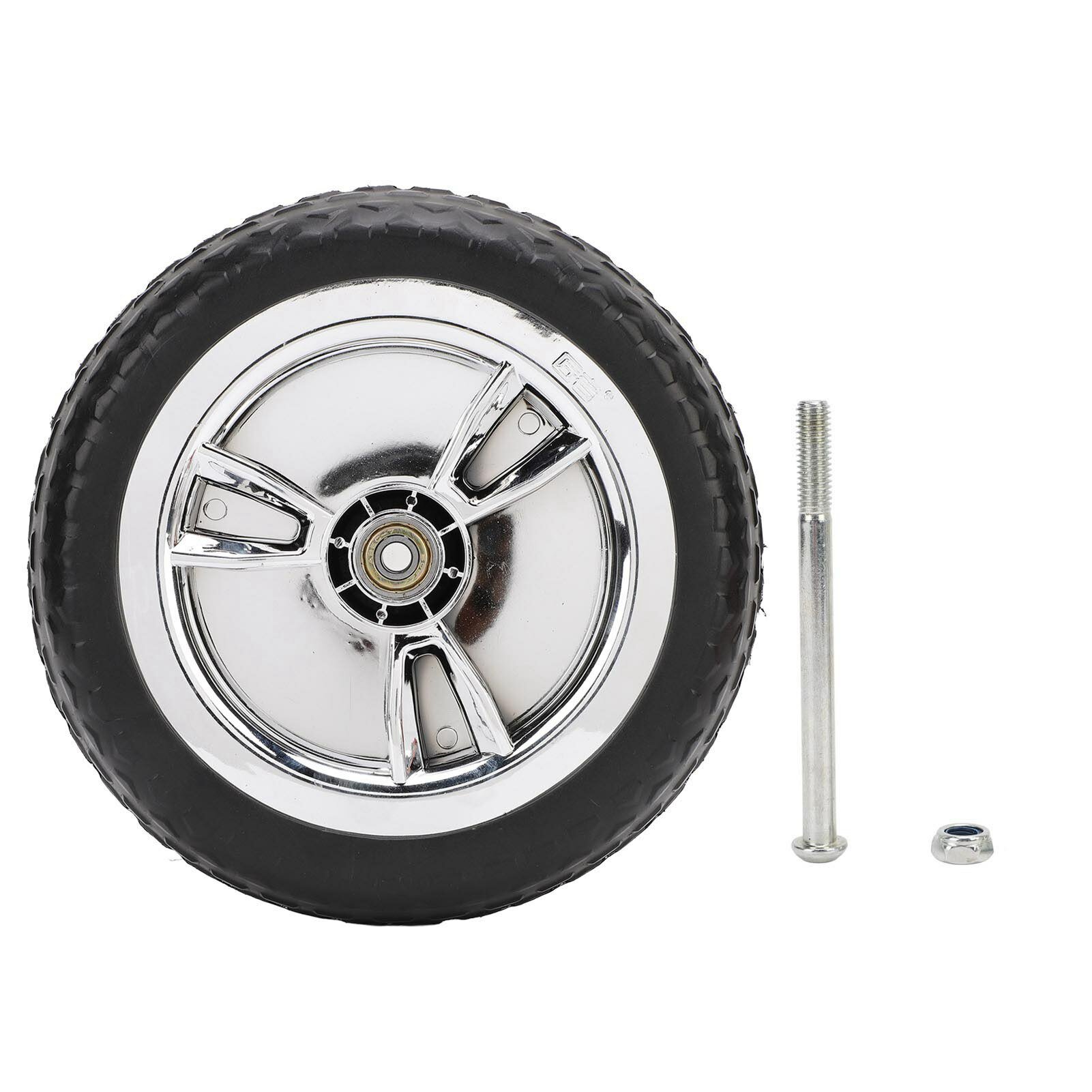 Сменное колесо тележки для покупок, 21 см, амортизирующее, бесшумное, сверхмощное, сменное колесо для корзины для покупок, тележки