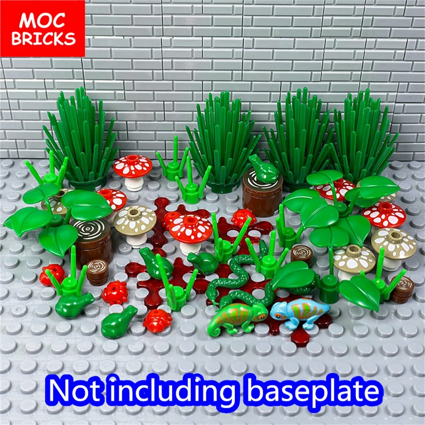 MOC BRICKS Лесные растения и животные, Цвет C-4