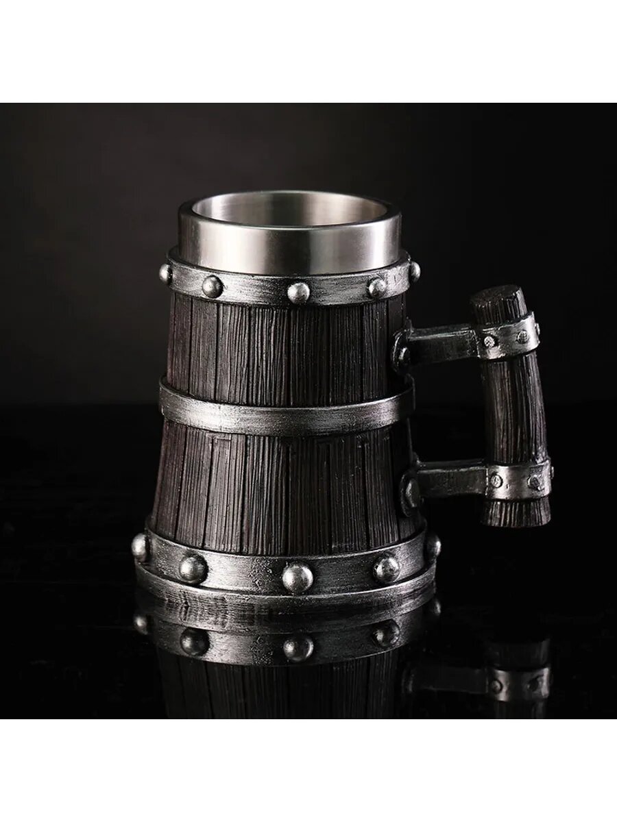 Чашка Деревянная бочка 600ml