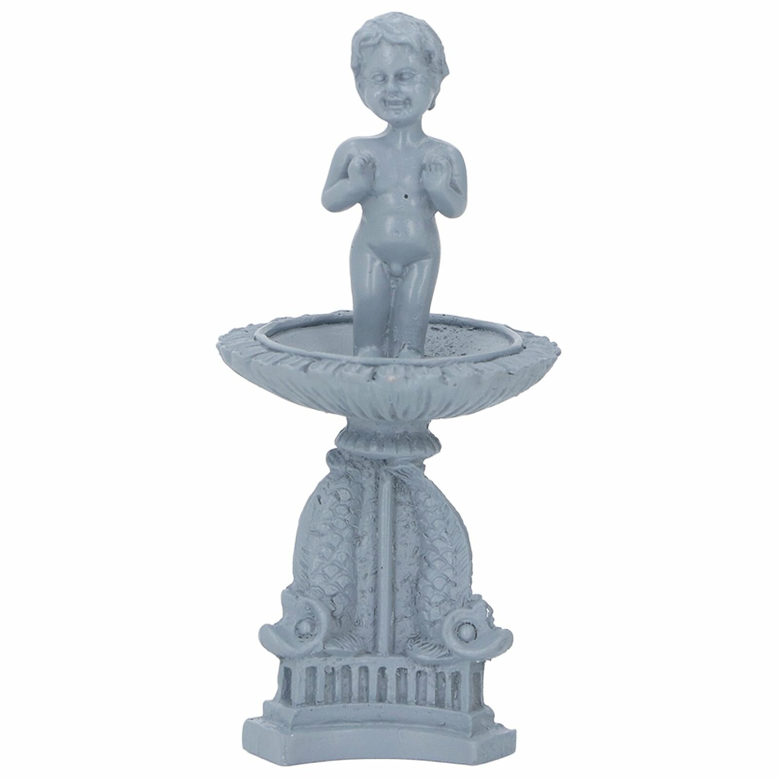 Статуя сада 1:12, смола, мальчик, скульптура, декор