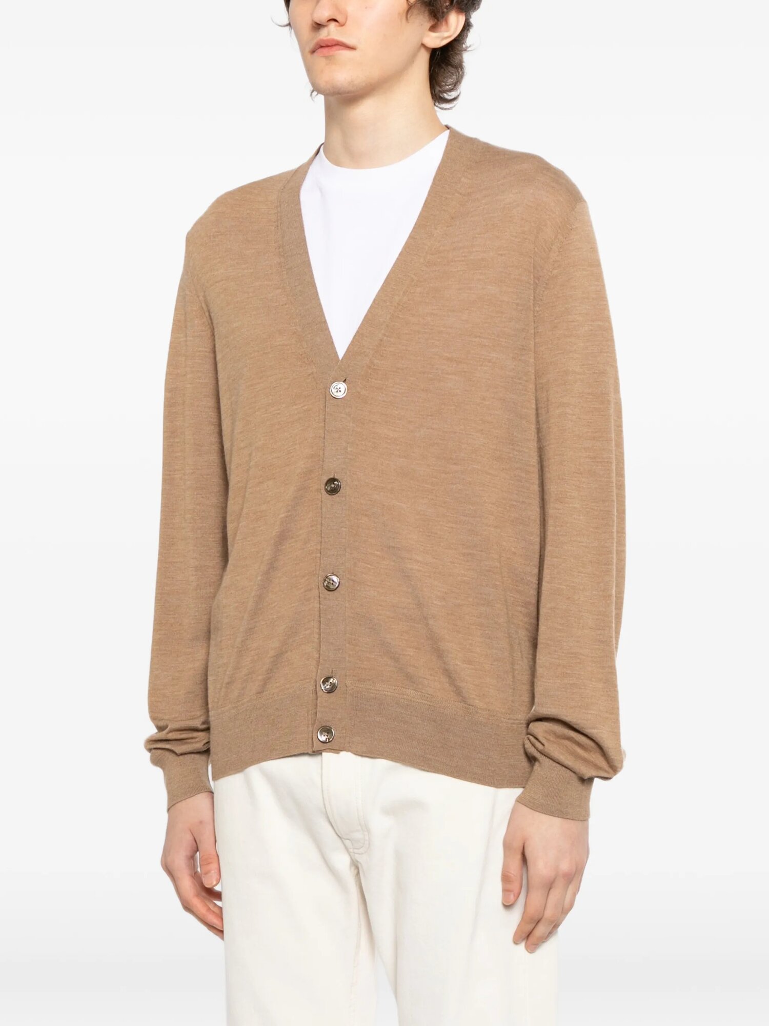 Кардиган Tom Ford Wool cardigan, размер 56 EU, brown — фото 1