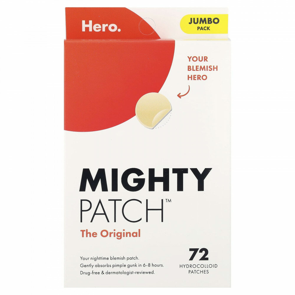 Hero Cosmetics, Mighty Patch™, 72 гидроколлоидных патча