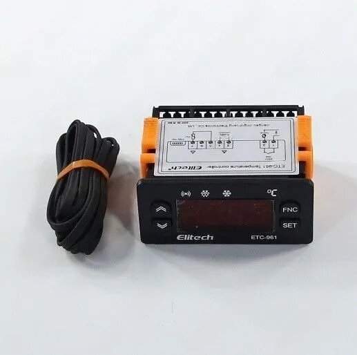 Контроллер Elitech ETC-961A (1 датчик) 220V, цифровой термостат для холодильного оборудования
