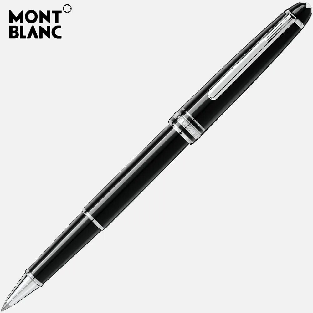 Ручка Роллер Montblanc Meisterstück Classique, толщина линии 0.5 мм, черный цвет, 1 шт.