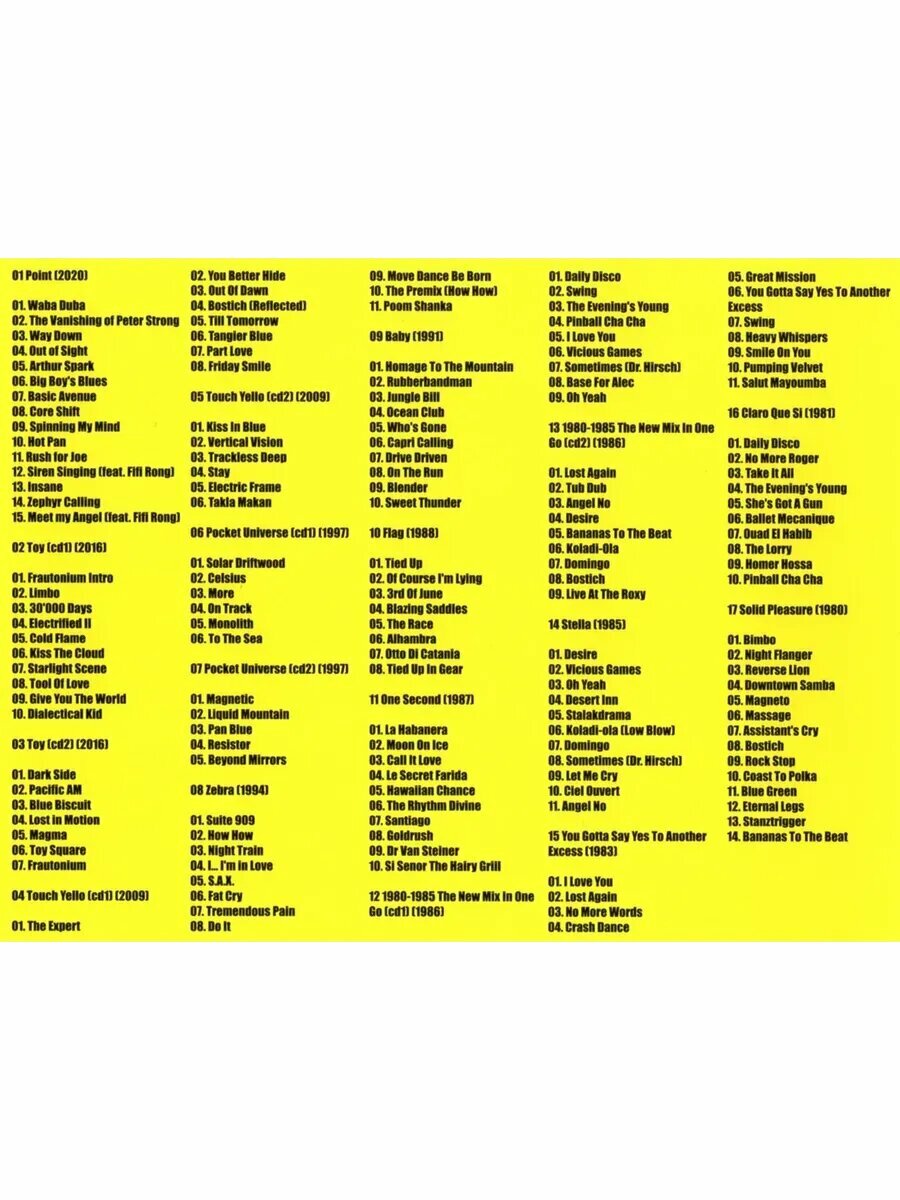 Yello (Диск CD-MP3) — фото 1