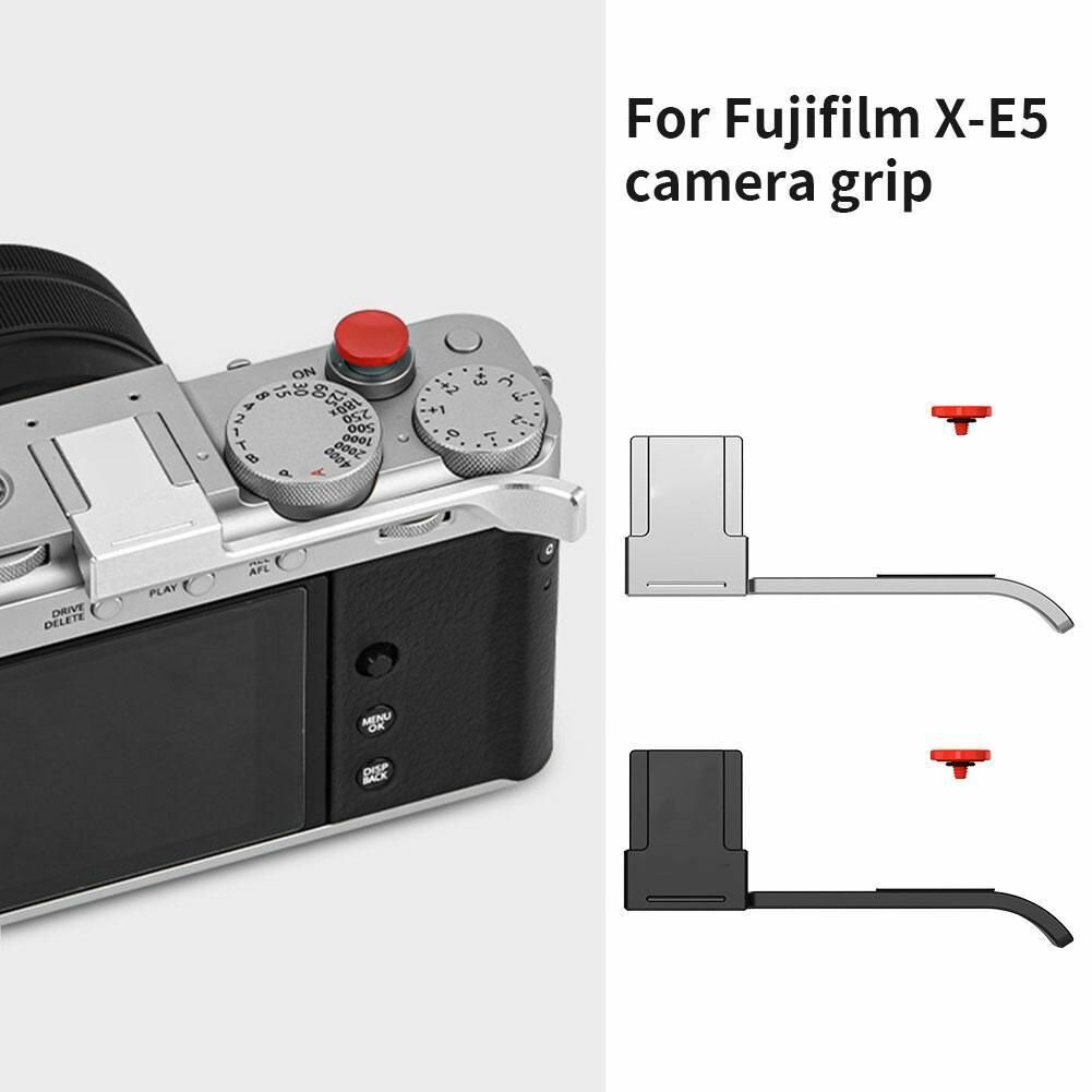 Для камеры Fujifilm X-E5: накладка на рукоятку, крышка горячего башмака камеры.