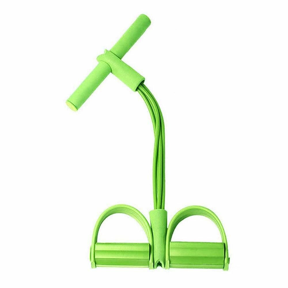 Тягач для пресса с упором для ног / фитнес-резинка для скручиваний, дома, для похудения живота, мужчины и женщины