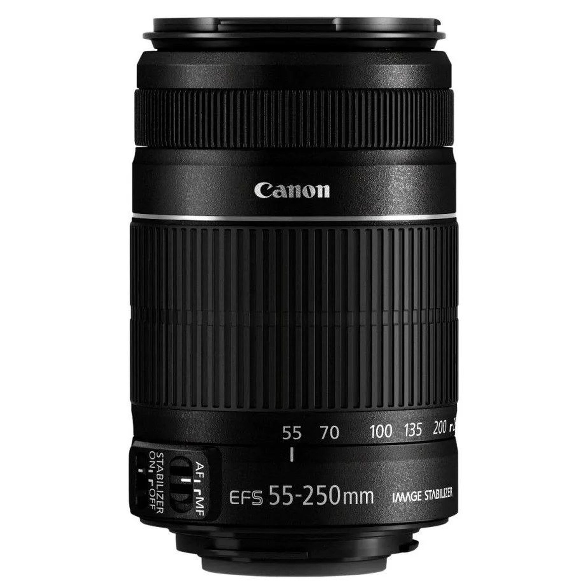 Объектив Canon EF-S 55-250mm f/4-5.6 IS II, телеобъектив, система стабилизации изображения