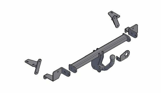 Фаркоп для Opel Zafira B (Family) 2004-2012 г. в. (без электрики) (паспорт и сертификат) Трейлер.9920