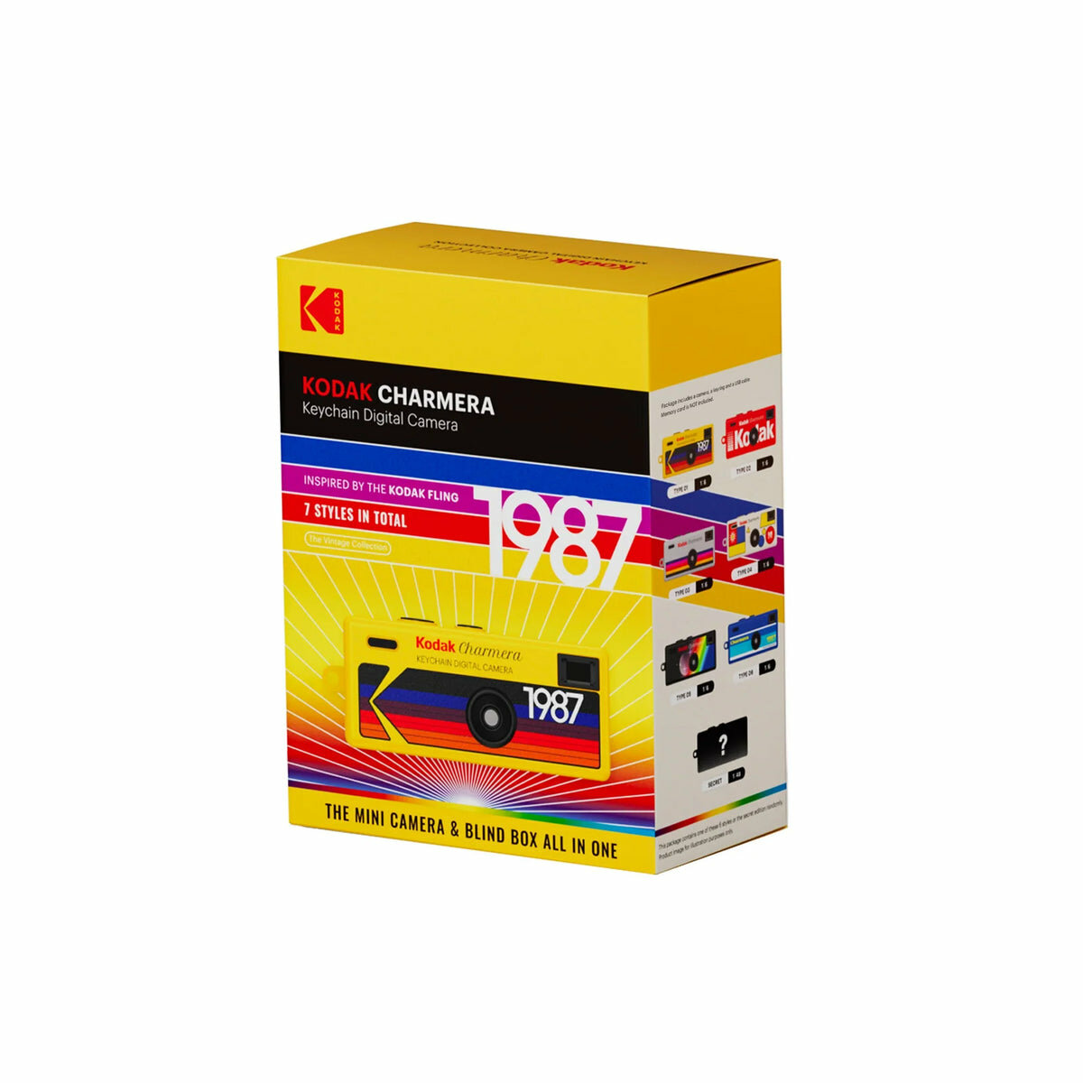 Цифровая камера-брелок KODAK CHARMERA 1987 Blind Box (Случайная коробка)