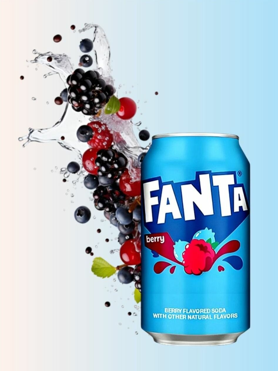Напиток Fanta Ягоды 355 мл, США