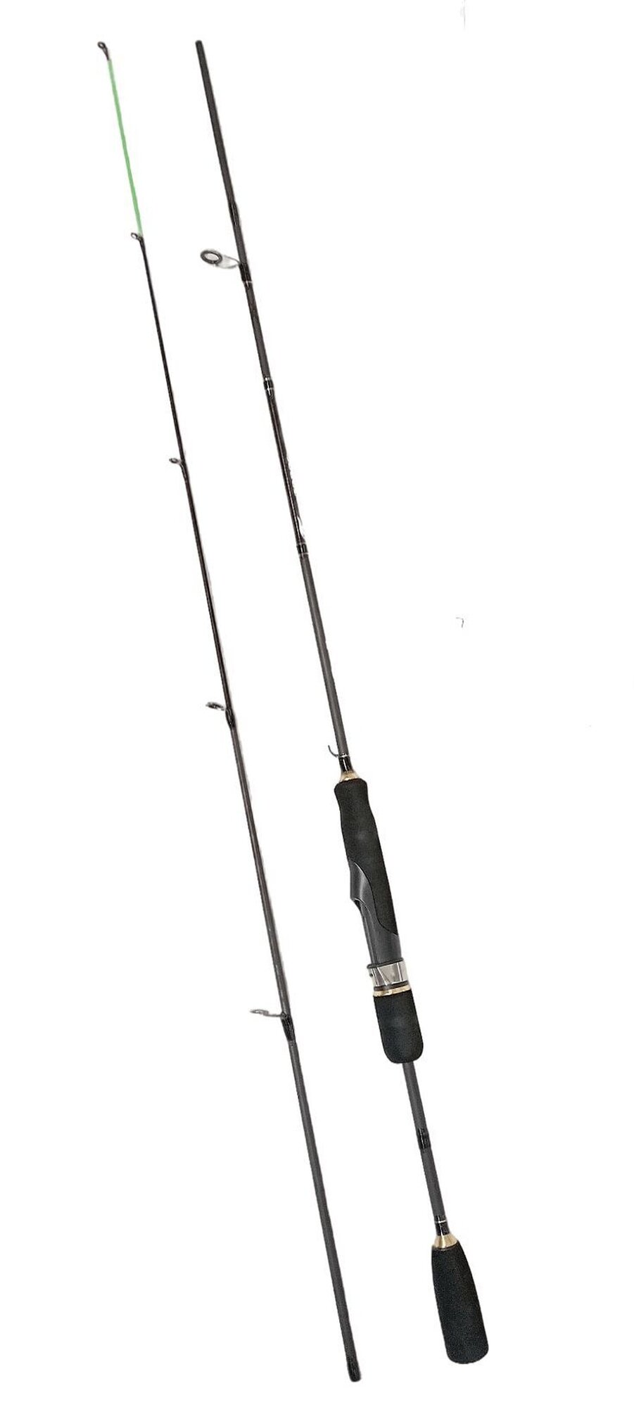 Спиннинг Jin Tai Zorro, штекерный, тест 0 - 5 гр, карбон, черный, 2,4 м