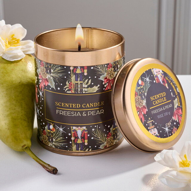 Ароматическая свеча Freesia & Pear 8 см, Koopman (Купман), 420214340-2