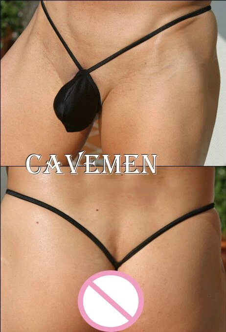 Мужские стринги CAVEMEN, белый