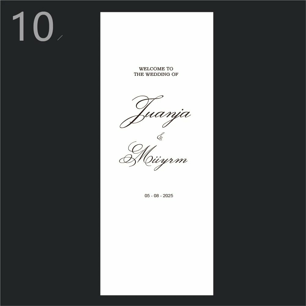 Персонализированная свадебная тканевая вывеска 70X200Cm, Without Stands