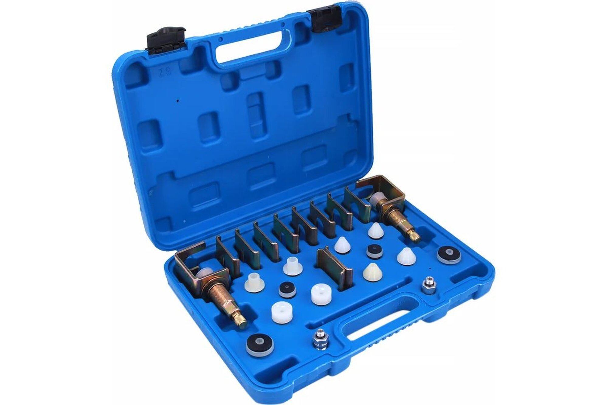 Комплект адаптеров Car-Tool N04411, для промывки кондиционера, пластик, латунь
