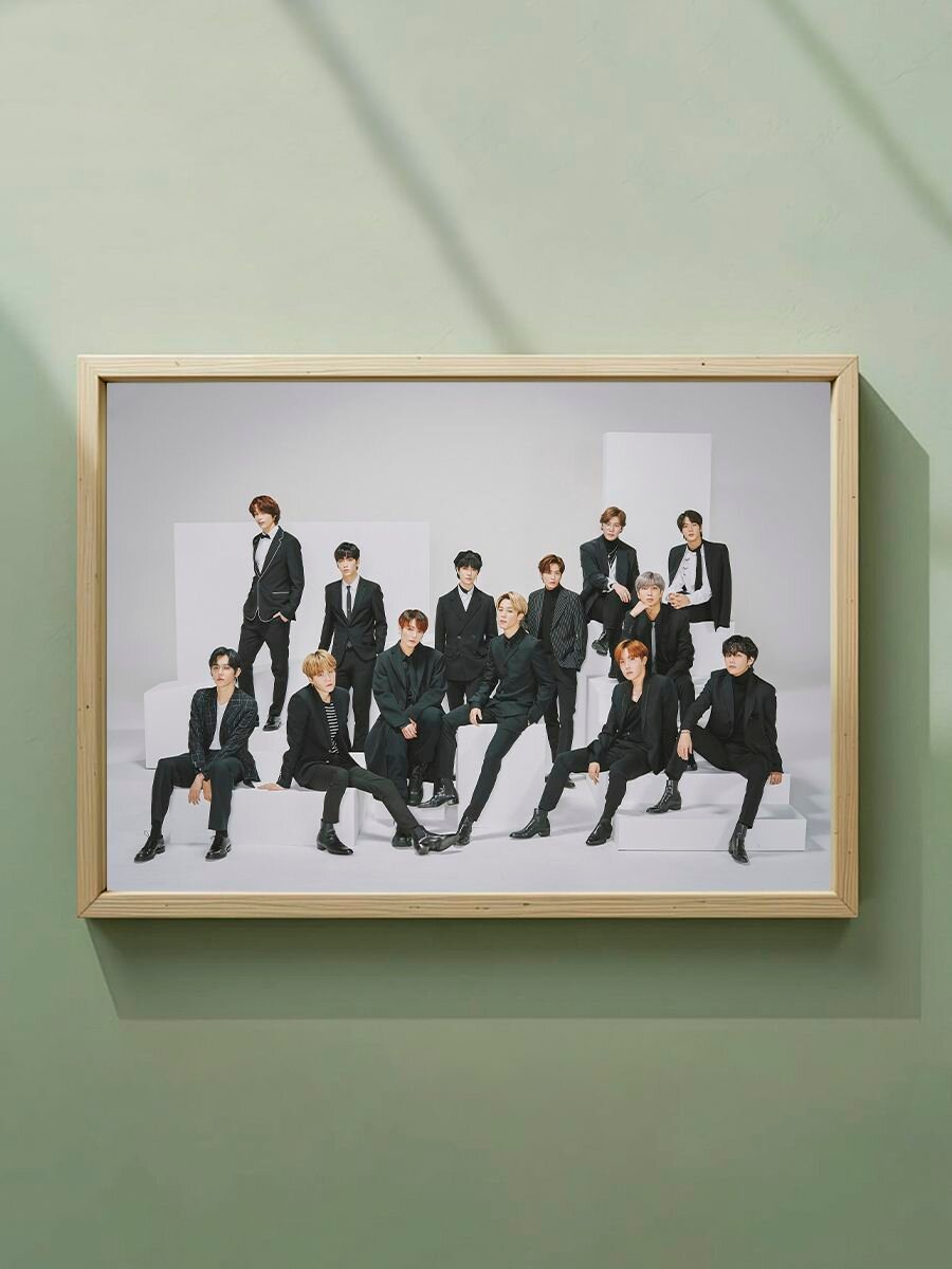 Постер, плакат на стену BTS K-Pop (А3)