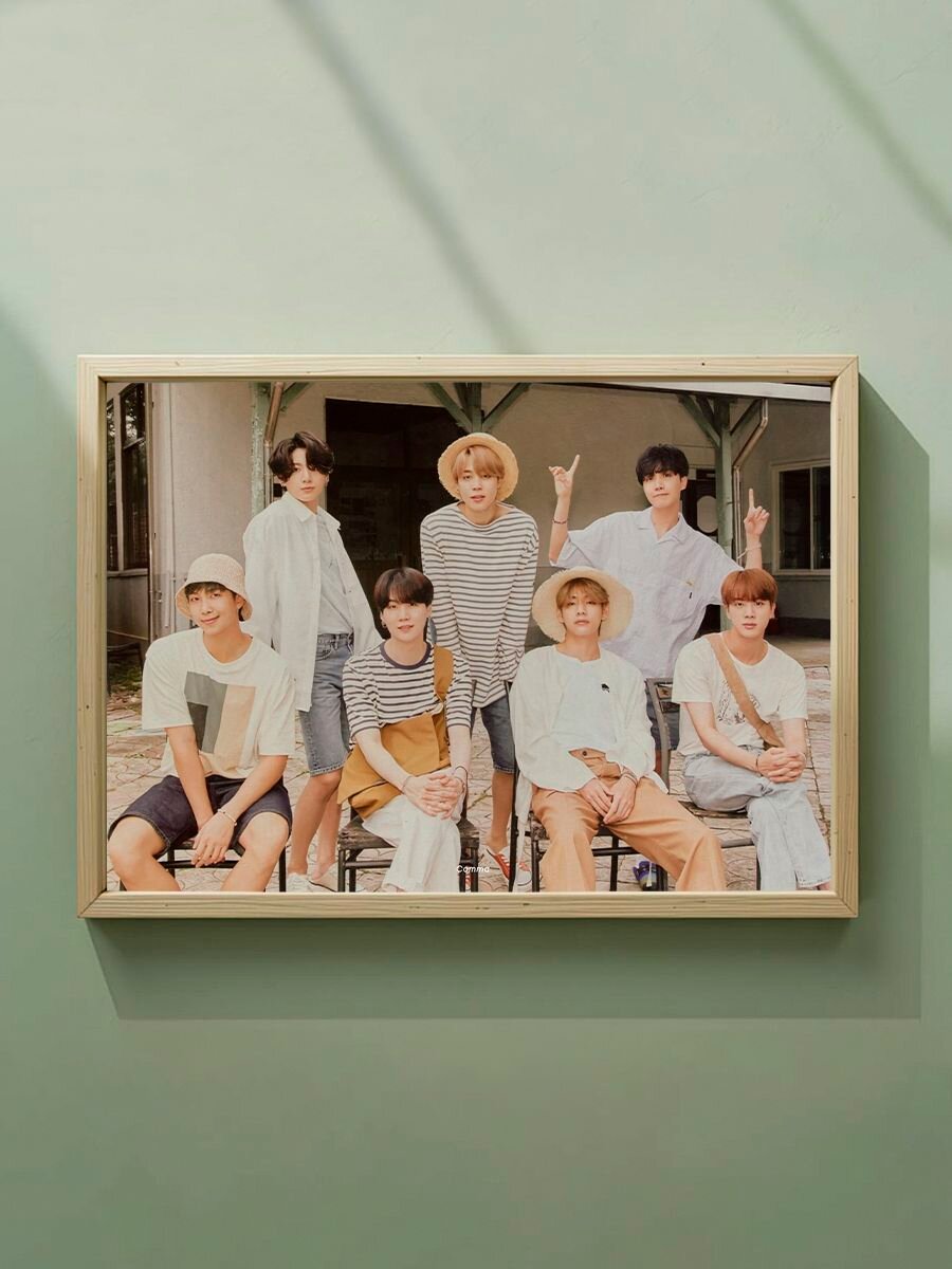 Постер, плакат на стену BTS K-Pop (А3)