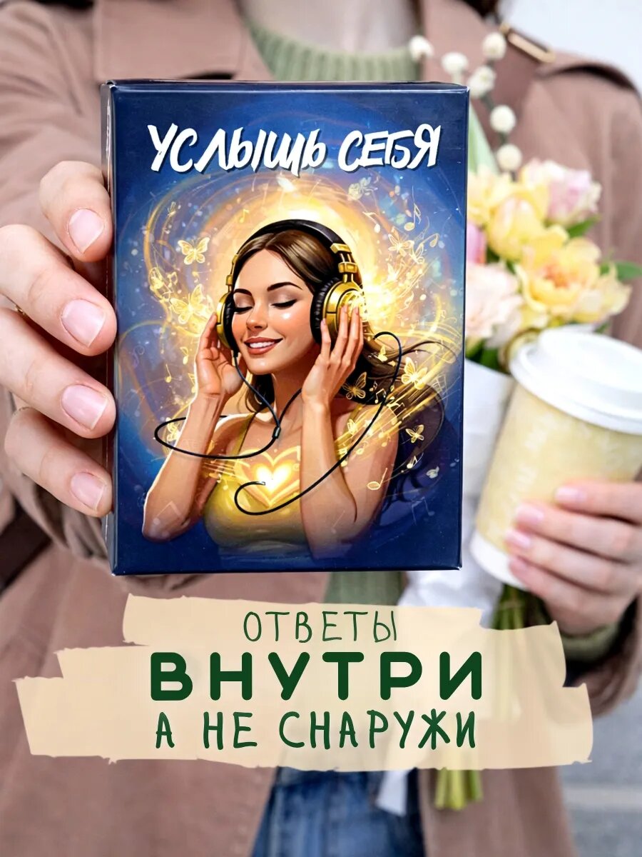 Метафорические карты МАК с расшифровкой "Услышь себя" EZOTERIUM