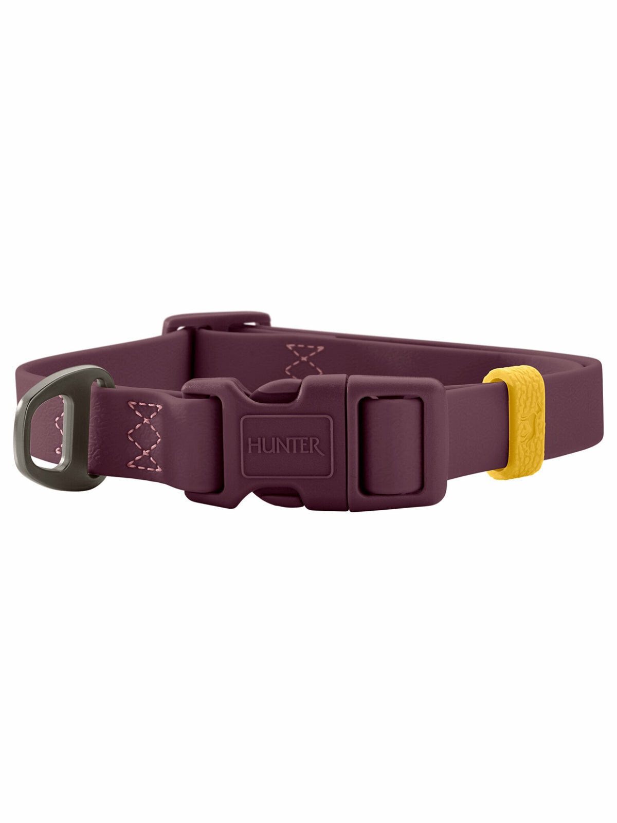 Ошейник для собак Hunter Havanna M 30-45 см, биотановый, бордовый