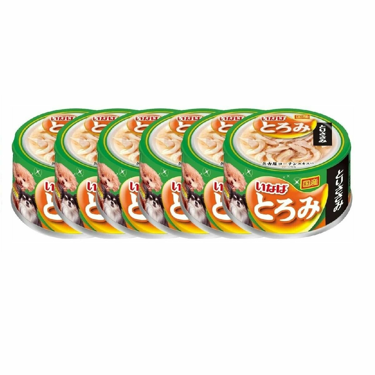 Влажный корм для собак Inaba Toromi Куриное филе в бульоне 80г*6шт